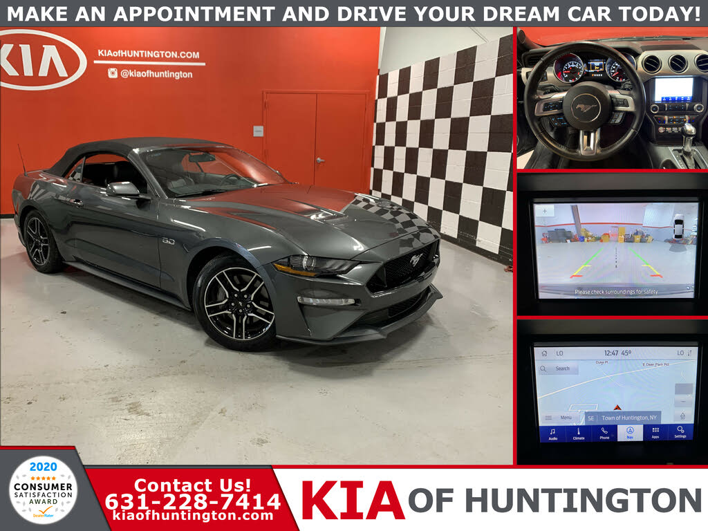 Used 2020 Ford Mustang GT Premium Convertible RWD for Sale (with Photos ...
