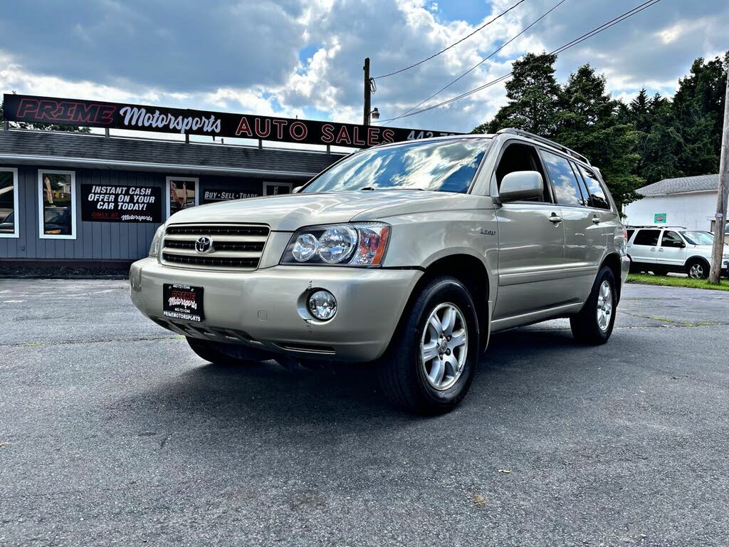 Used 2002 Toyota Highlander Limited V6 4WD for Sale (with Photos ...