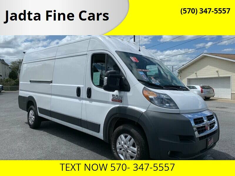 Used RAM ProMaster 3500 159 High Roof Extended Cargo Van for Sale ...