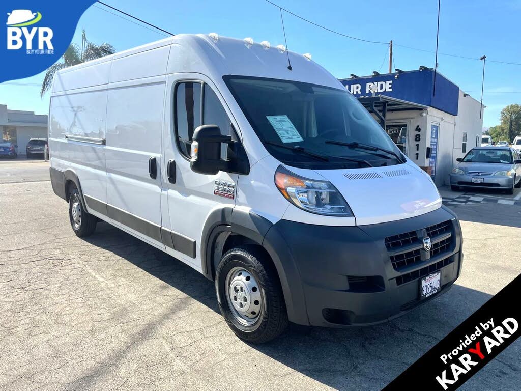 Used RAM ProMaster 3500 159 High Roof Extended Cargo Van for Sale (with ...