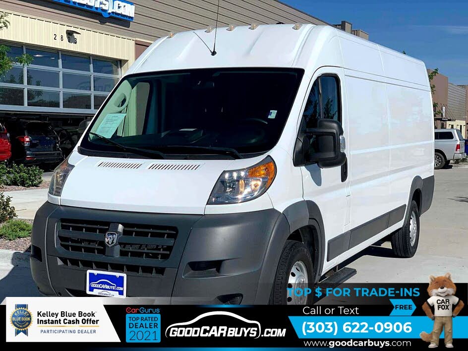 Used RAM ProMaster 3500 159 High Roof Extended Cargo Van for Sale (with ...
