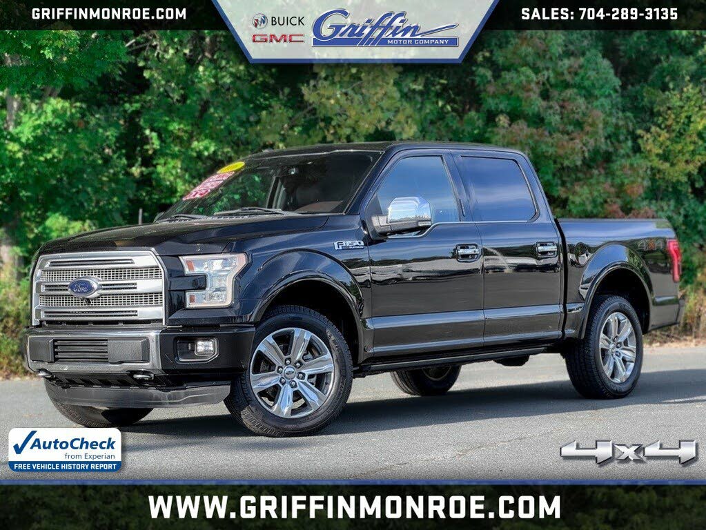 2016 Ford F-150 Platinum usados en venta en South Carolina - CarGurus