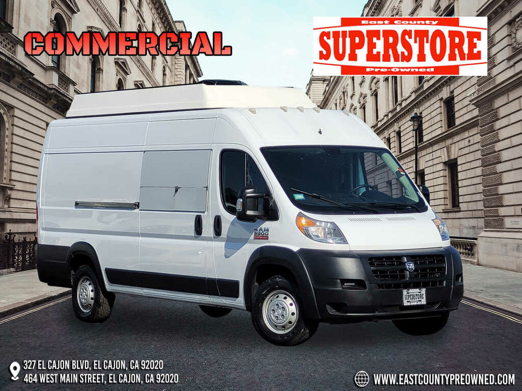 Used RAM ProMaster 3500 159 High Roof Extended Cargo Van for Sale ...