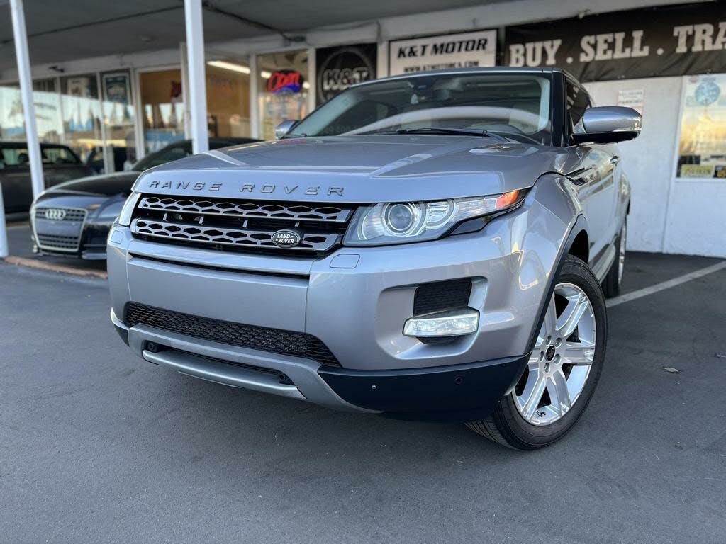 Range Rover Evoque Blue Coupe