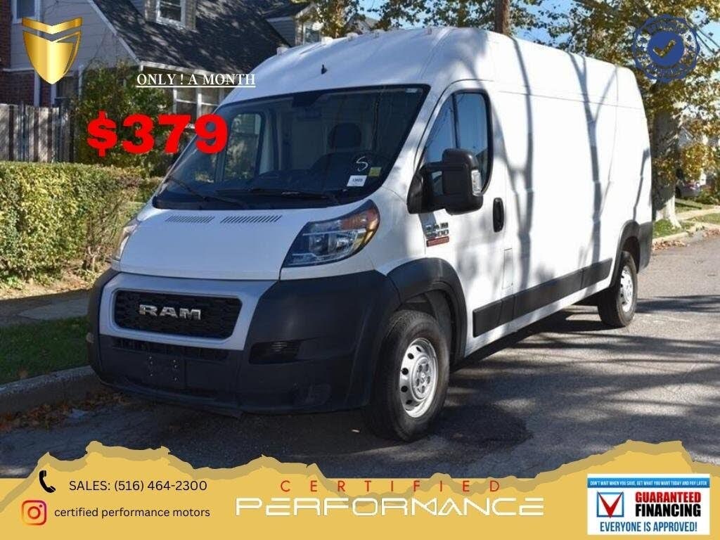 Used RAM ProMaster 3500 159 High Roof Extended Cargo Van for Sale (with ...