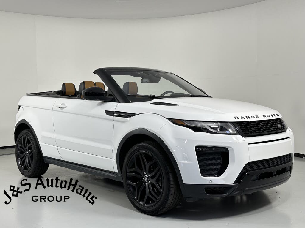 Range Rover Evoque Black Convertible