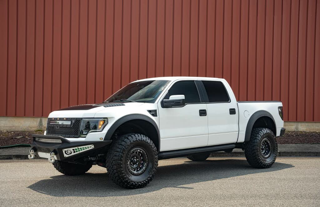 Ford Raptor White Lifted