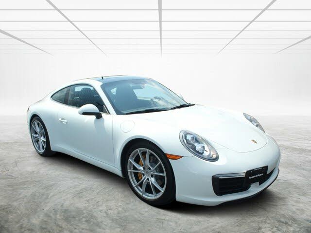 White Porsche Car
