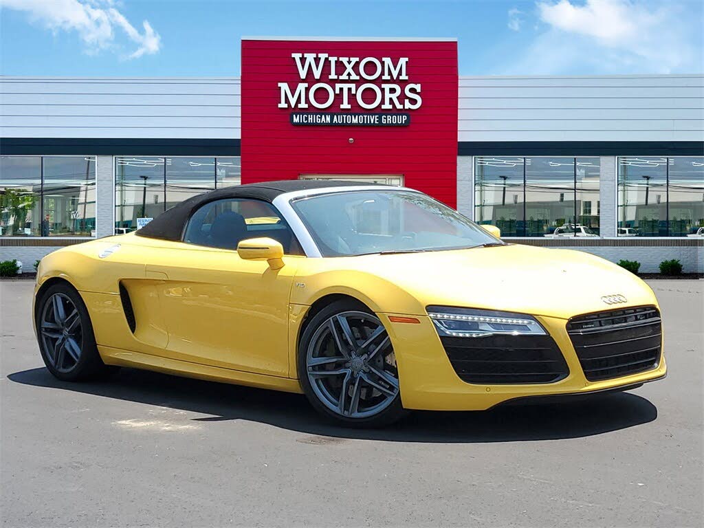Audi R8 Spyder Yellow