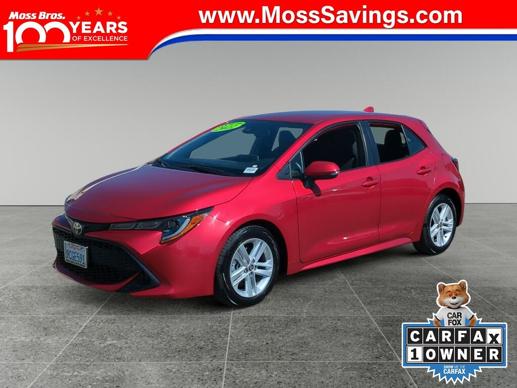 Red Toyota Hatchback