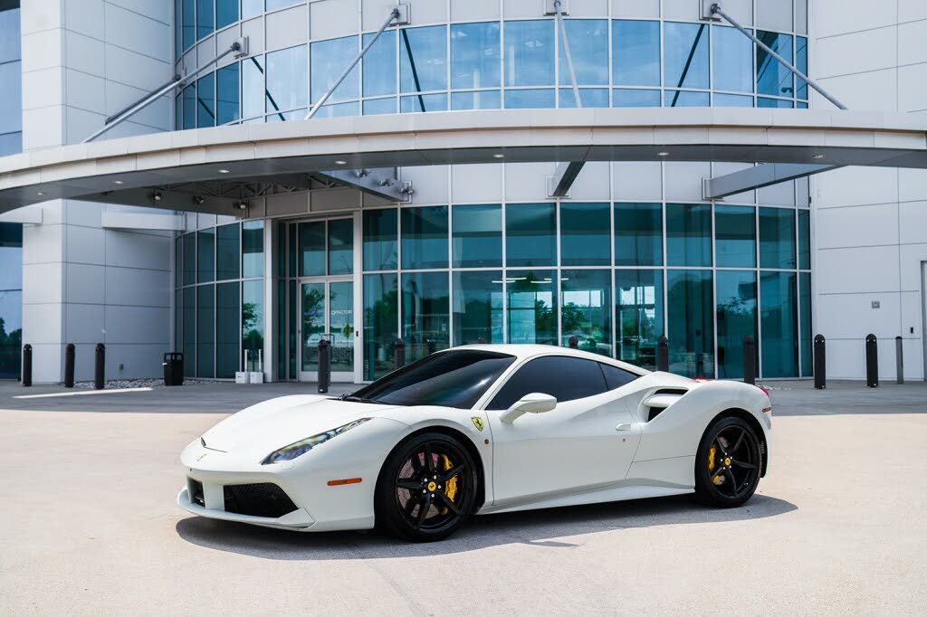 White Ferrari Spider