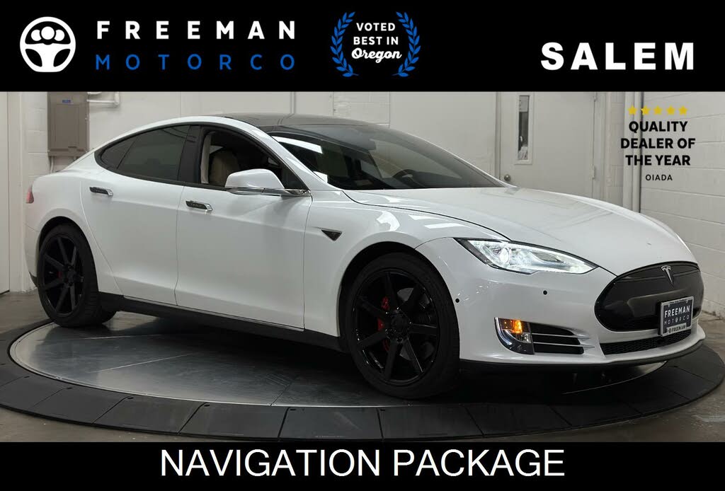 Tesla Model S P85 White