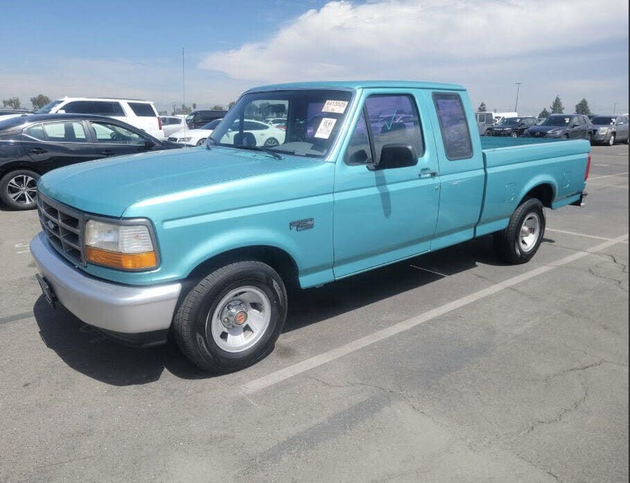 1995 Ford F150 Extended Cab Green