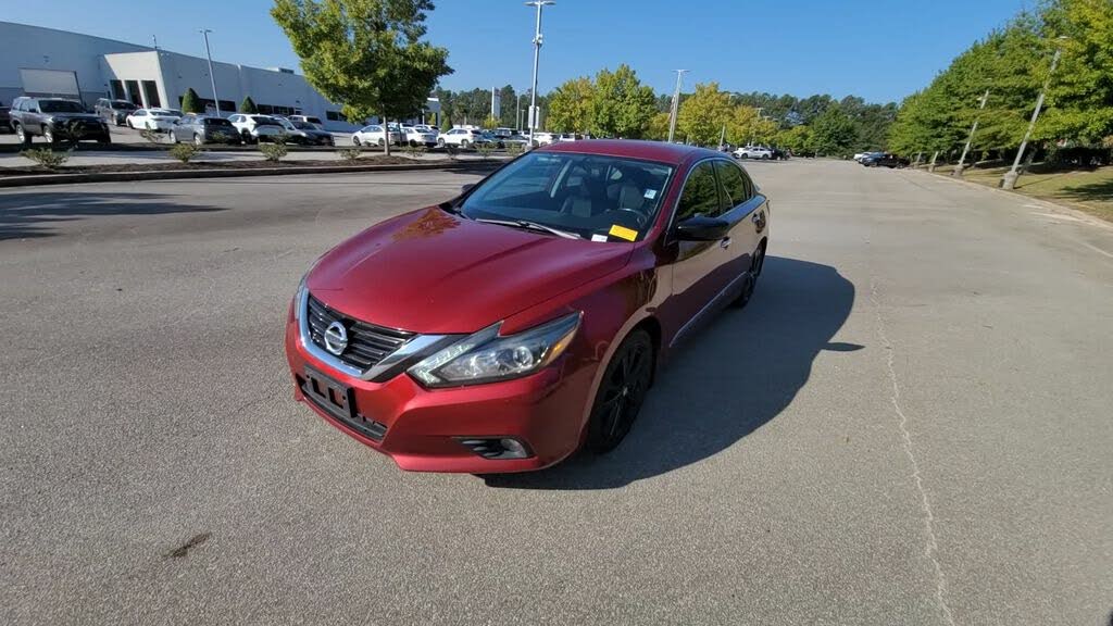 Red Nissan Altima Black Rims