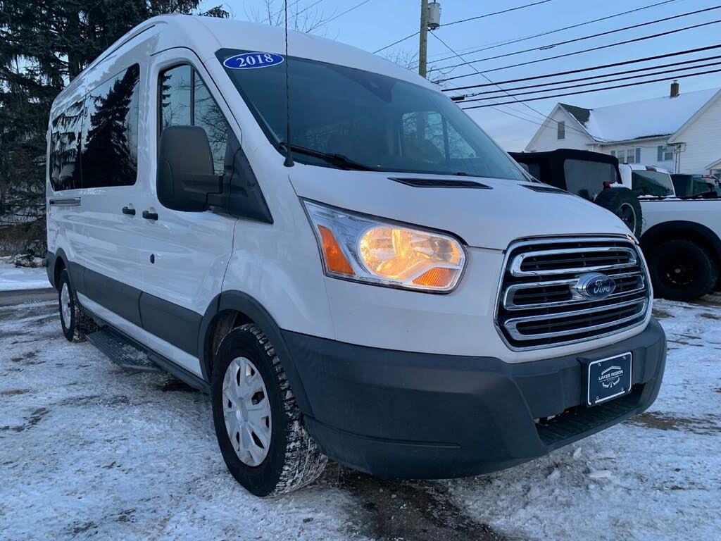 Used Ford Transit Passenger 350 XLT Medium Roof LWB RWD with Sliding ...