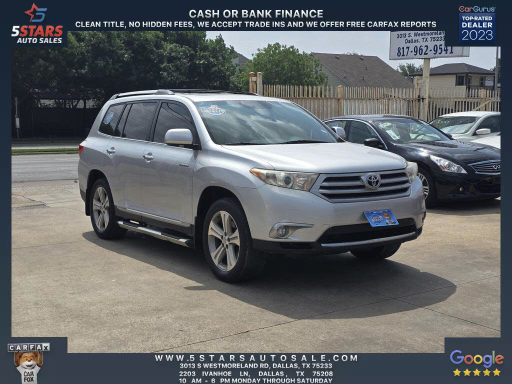 Used 2012 Toyota Highlander Limited for Sale (with Photos) - CarGurus