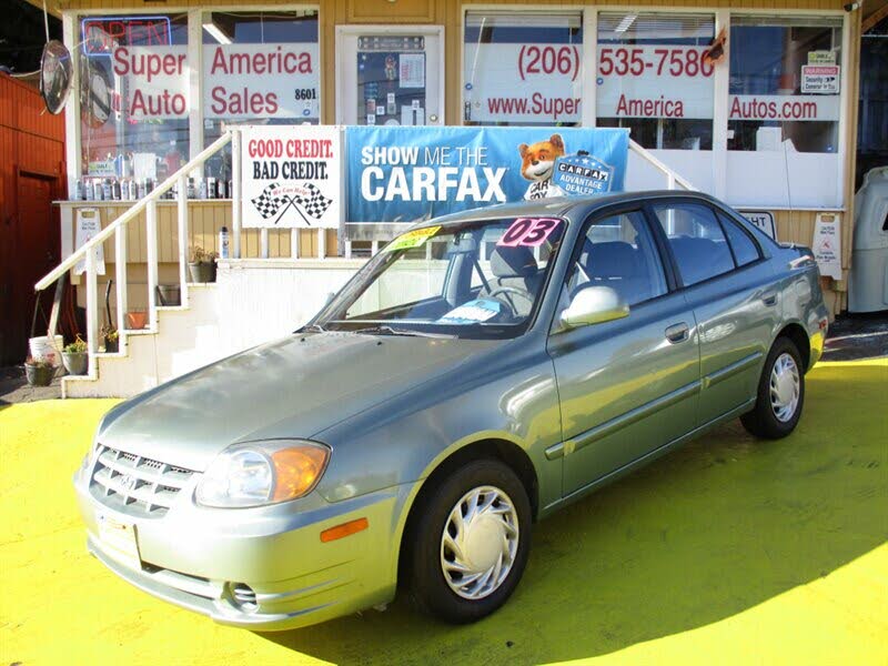 Hyundai accent 2003 price store