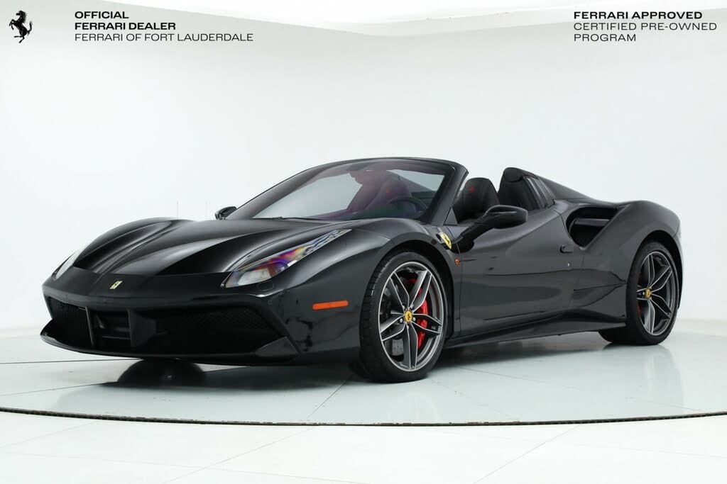 Used Black Ferrari 488 for Sale - CarGurus