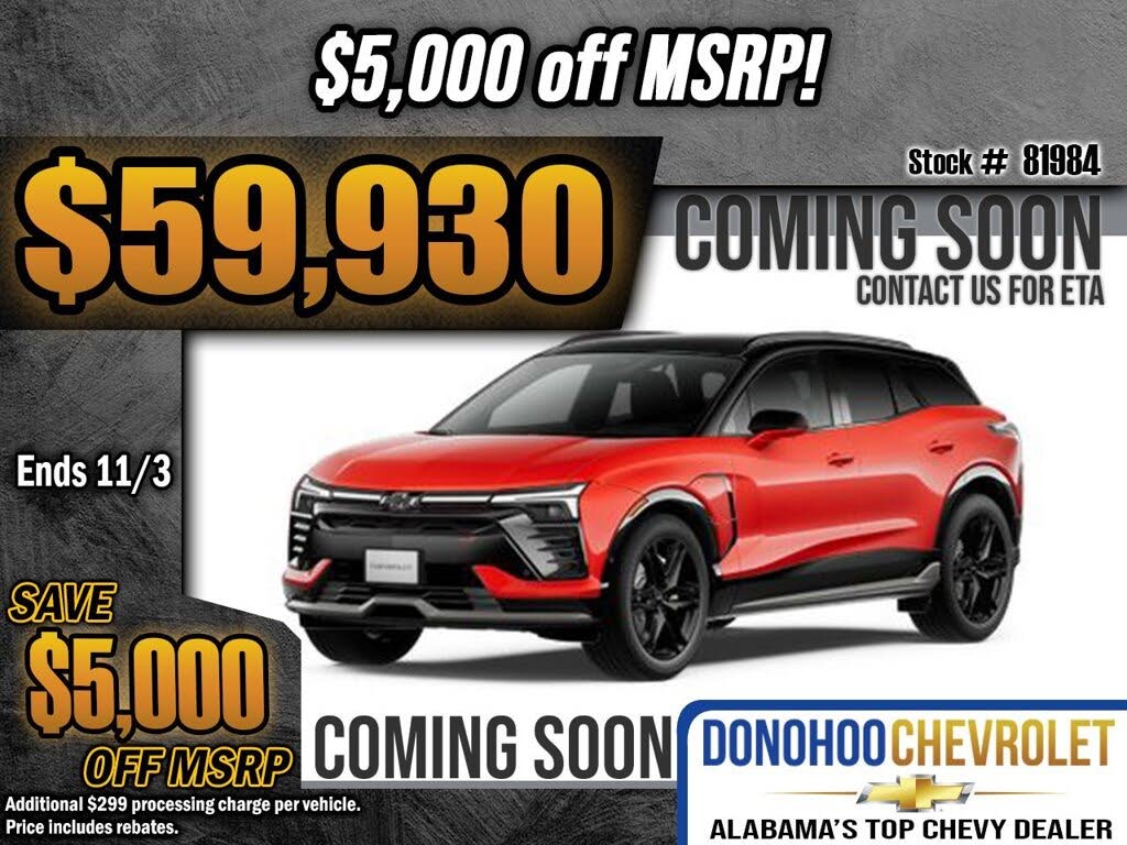 New Chevrolet Blazer EV for Sale near Pisgah, AL - CarGurus